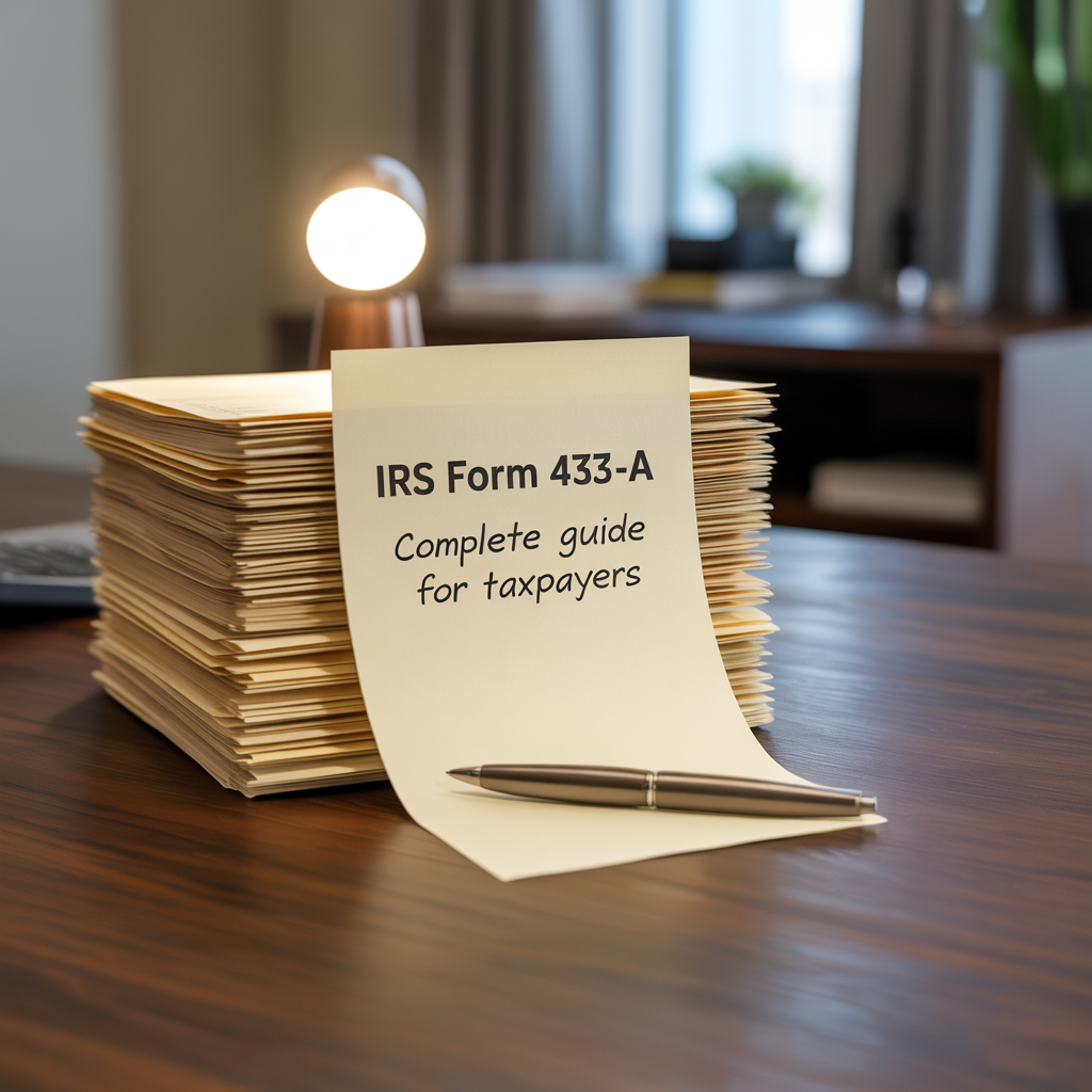 IRS Form 433-A Explained | Complete Financial Disclosure Guide