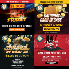 What's On? | Rink 46 ━ Beers, Bistro, Bowls & Big Screens