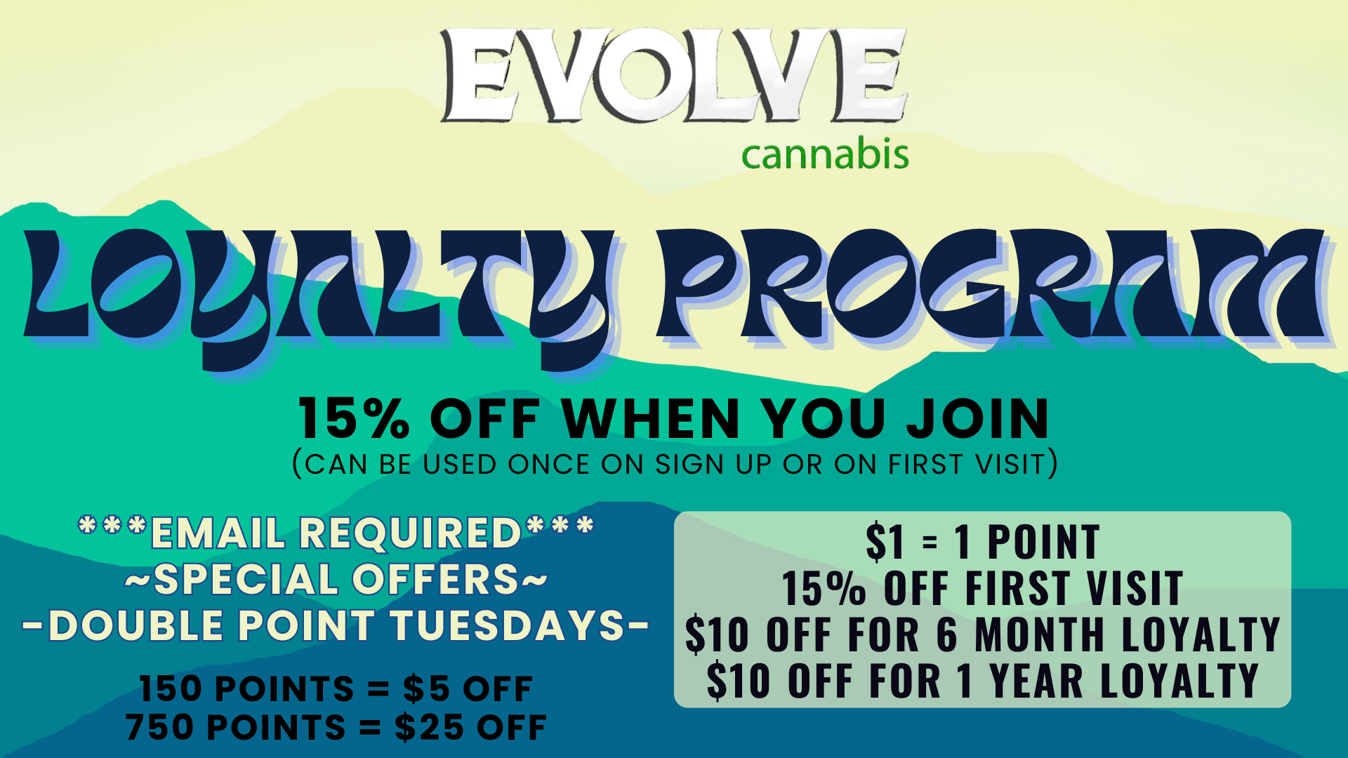 Evolve Cannabis | Dispensary of premium grade products