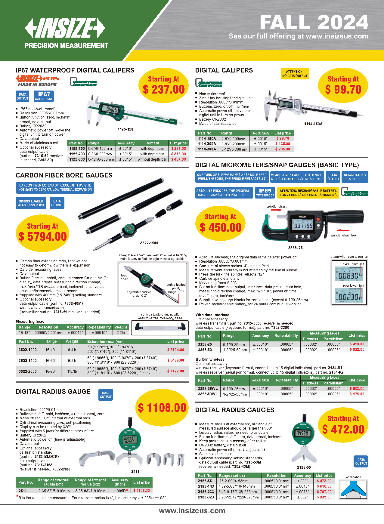 Precision Measuring Tools by INSIZE | Factory Link