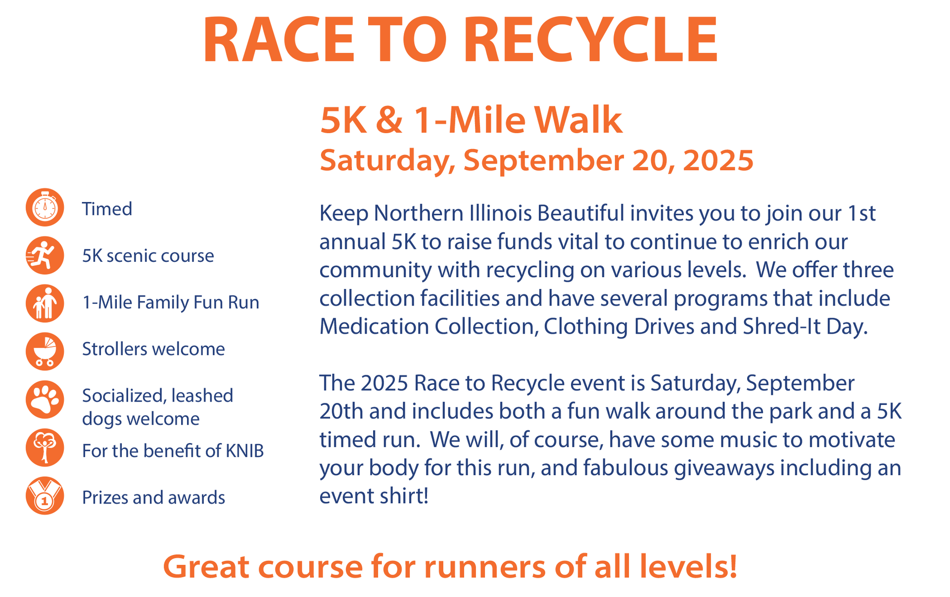 KNIB 5K Run | Rockford, IL | Keep Northern Illinois Beautiful