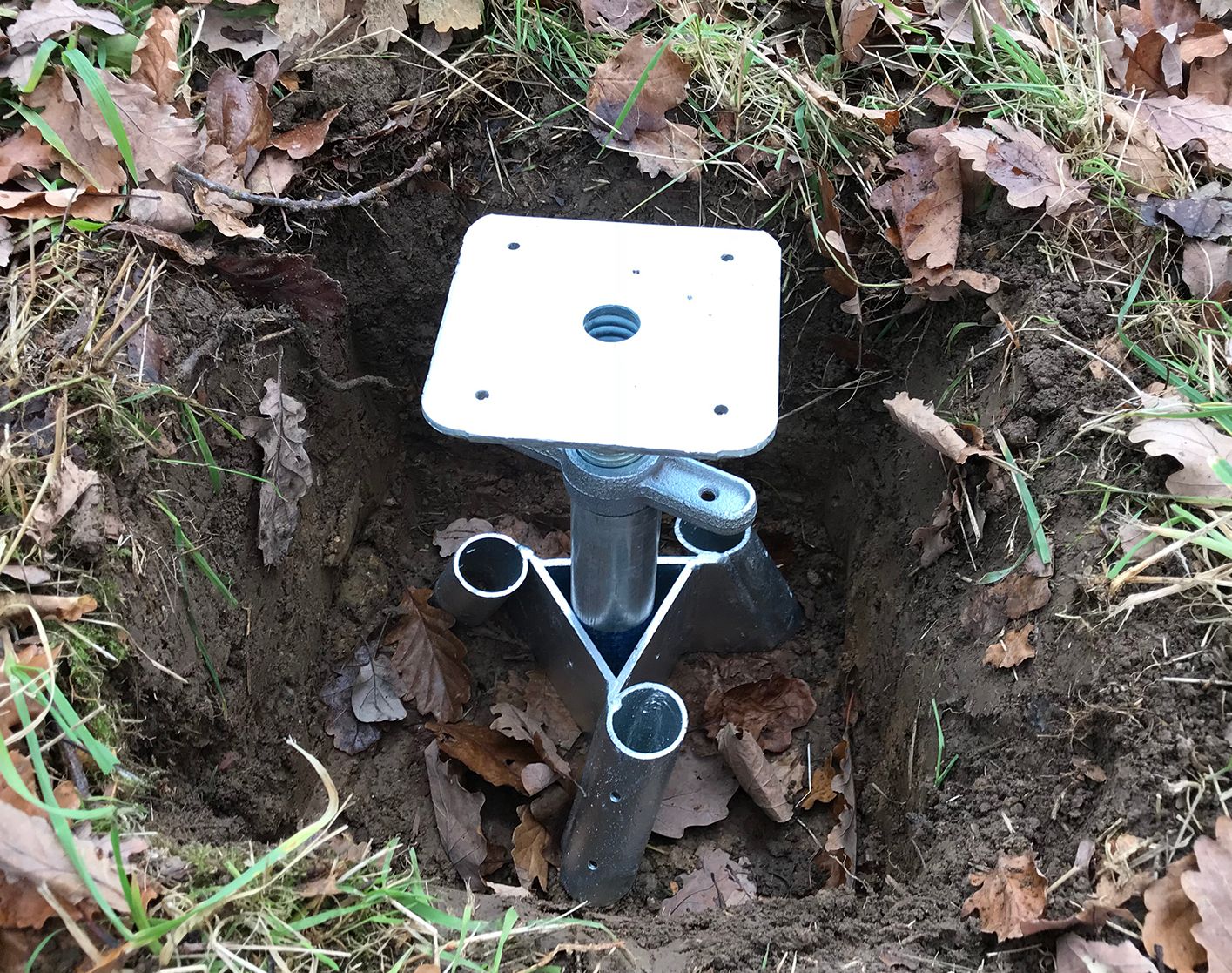 Garden Room Elevated Base Installation