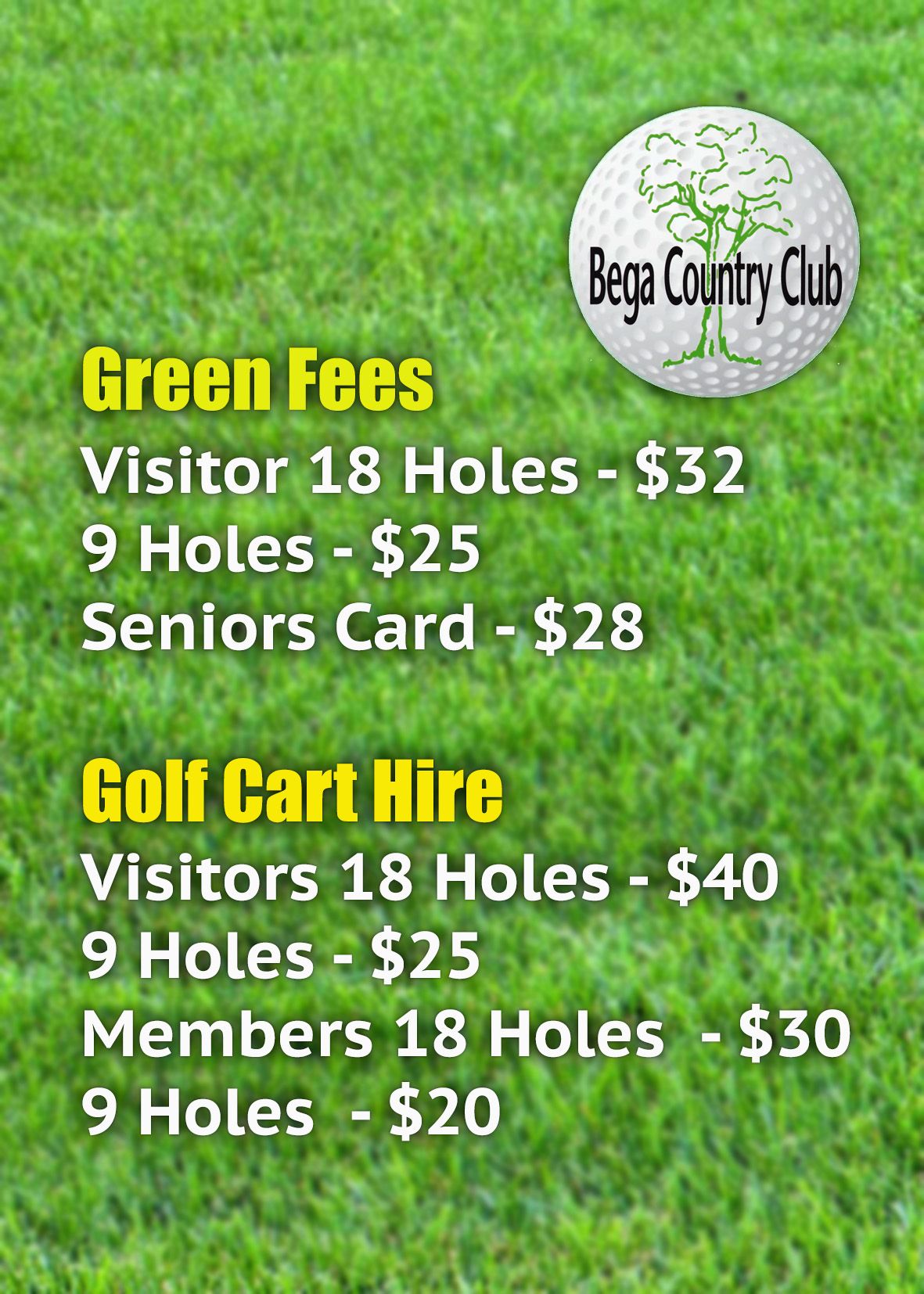 Bega Country Club - Bega, NSW - Home