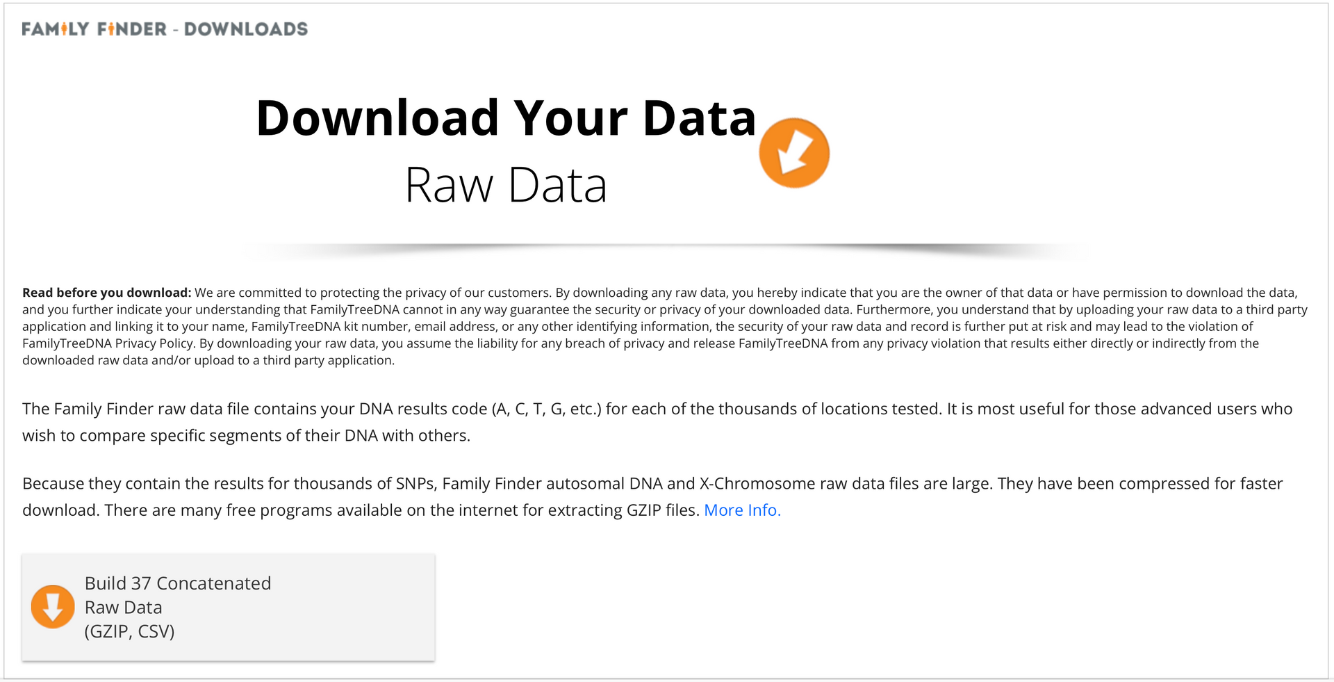 How to download DNA data from and upload to FamilyTreeDNA (FTDNA)