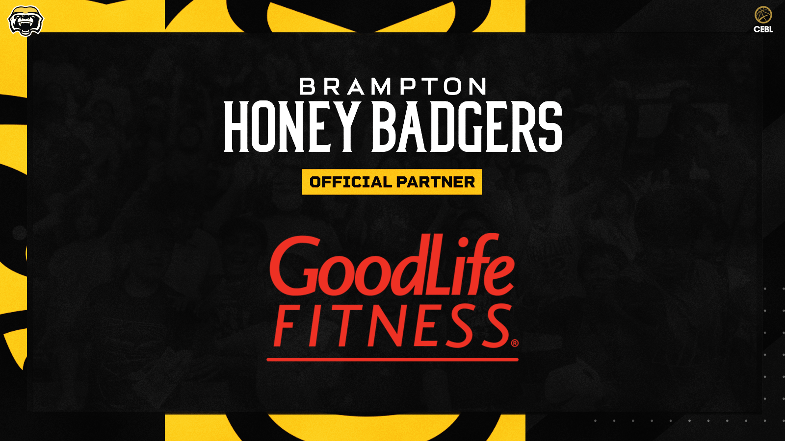 GOODLIFE FITNESS, HONEY BADGERS EXTEND OFFICIAL PARTNERSHIP