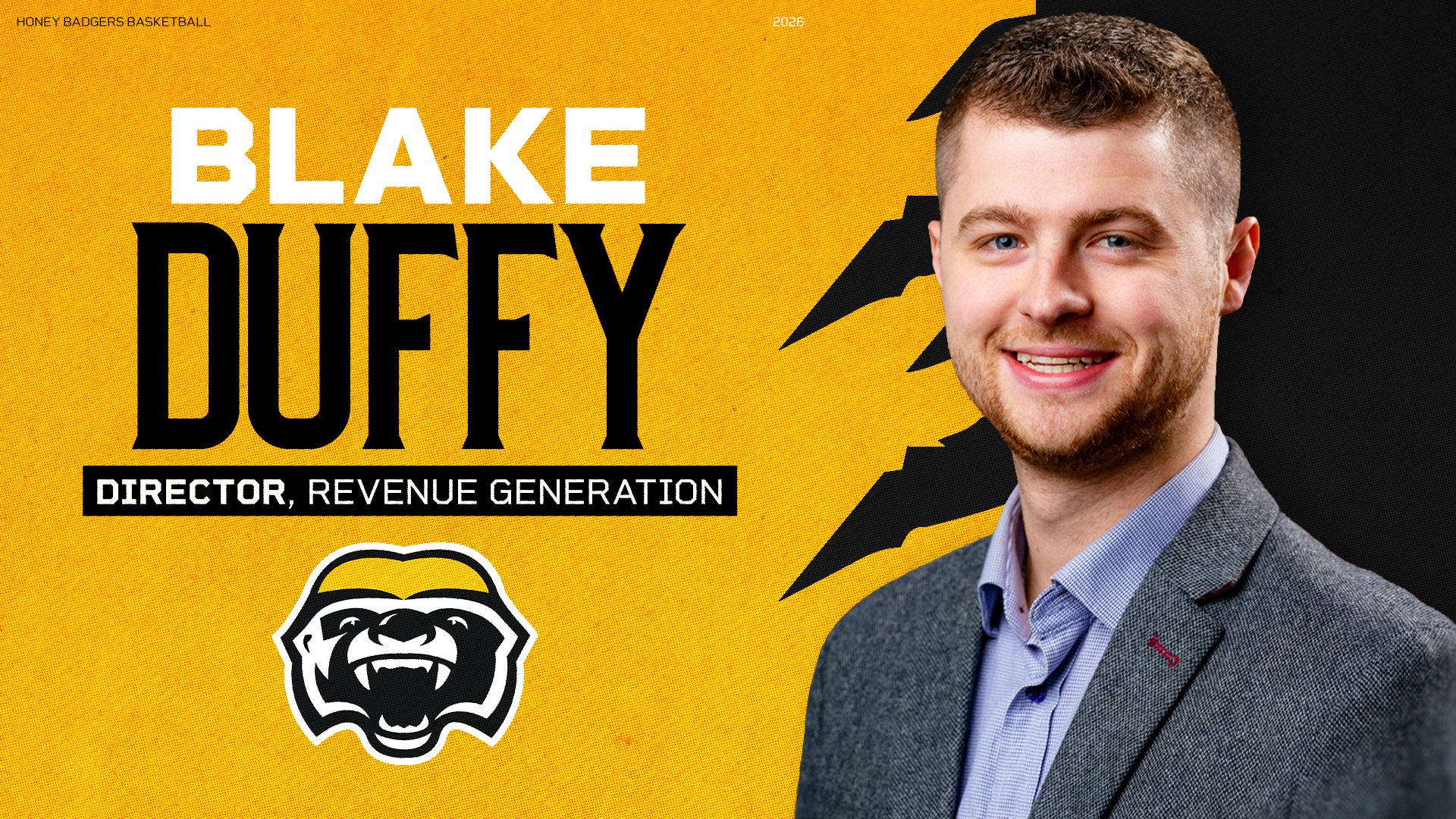 BLAKE DUFFY JOINS HONEY BADGERS AS DIRECTOR OF REVENUE GENERATION