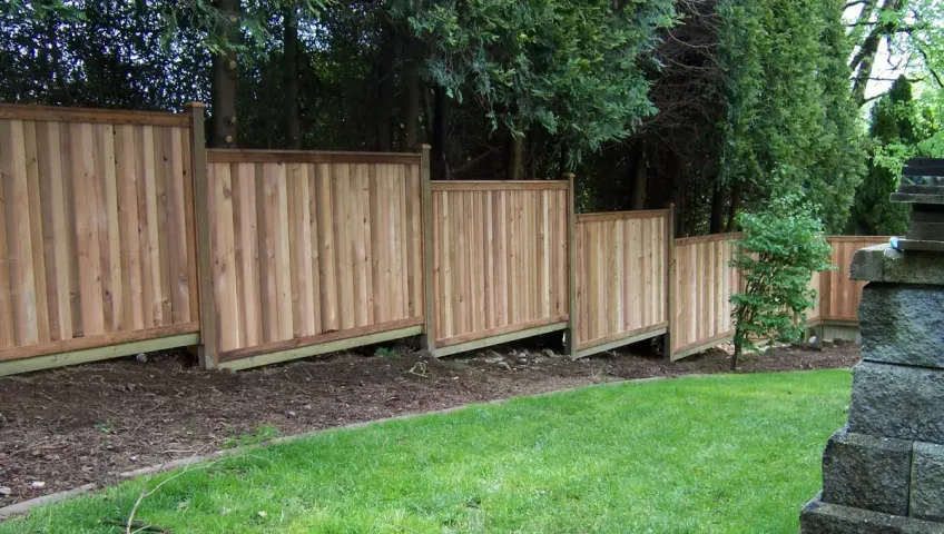 How to Install a Fence on a Slope